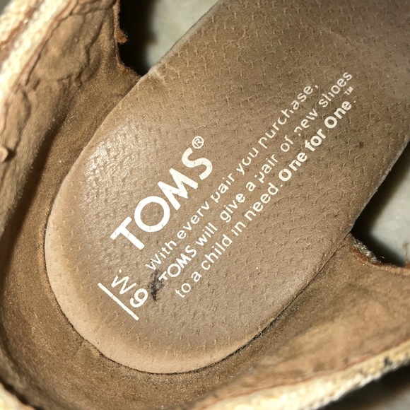 Toms | Shoes | Toms Beige Wedge | Poshmark